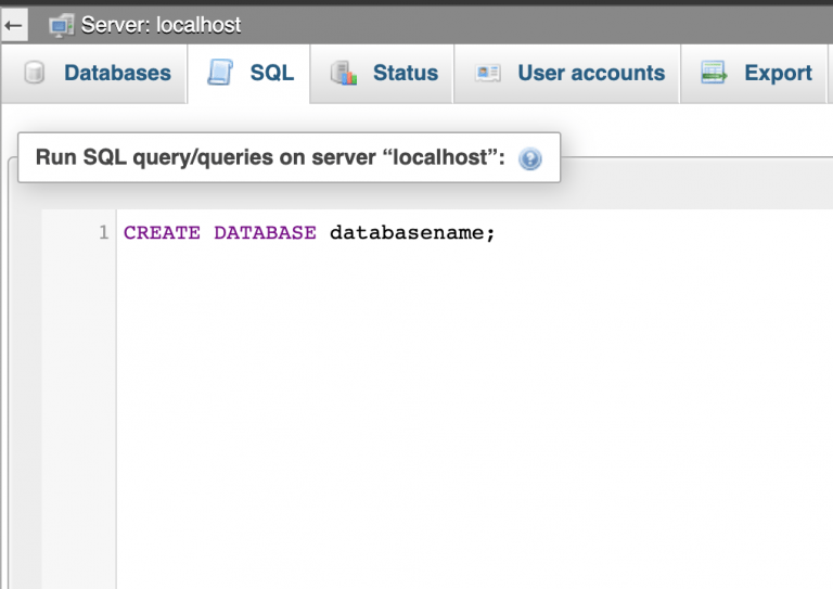 How to Run SQL Queries and Create Backups in phpMyAdmin