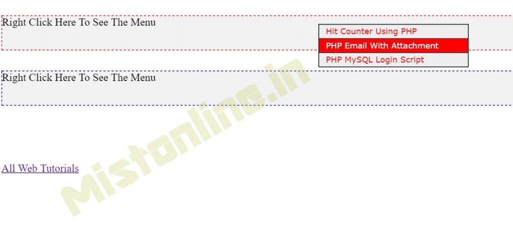 How To Create Custom Right Click Menu Using Javascript Devops Central