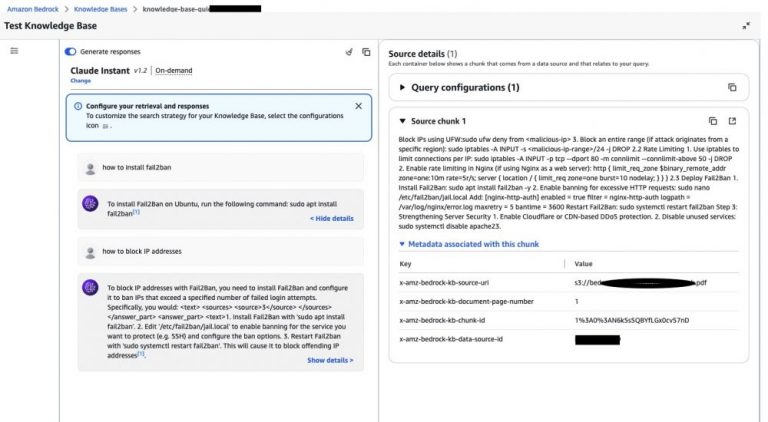 How to set up Amazon Bedrock knowledge Base – DevOps Central